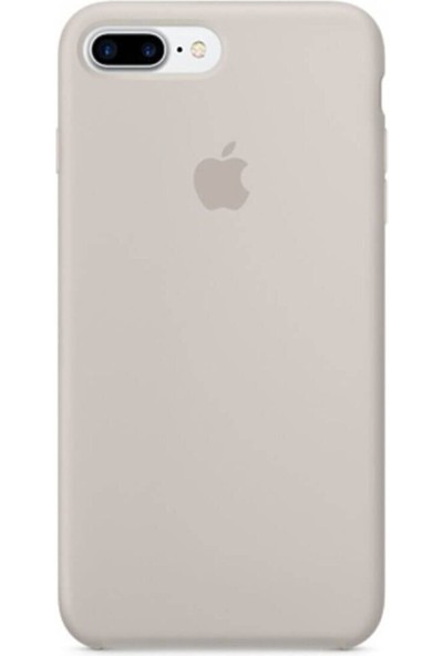 TeknoCase Apple iPhone 7-8 Plus Uyumlu -Kabartma Logolu -Lansman Kılıf Kirli Beyaz TeknoCase Apple iPhone 7-8 Plus Uyumlu -Kabartma Logolu -Lansman Kılıf Kirli Beyaz