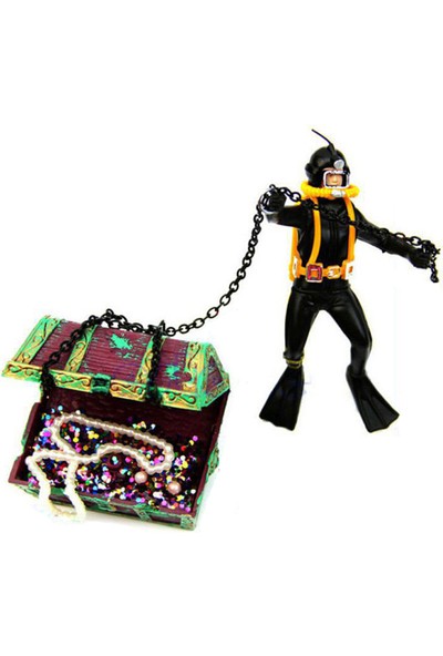 Beauty Life Akvaryum Yüzen Dalgıç Süs Akvaryum Hazine Sandığı ile (Yurt Dışından) Beauty Life Akvaryum Yüzen Dalgıç Süs Akvaryum Hazine Sandığı ile (Yurt Dışından)