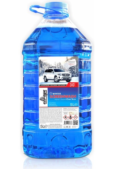 Ebrayn Antifrizli Şampuanlı Kışlık Silecek Cam Suyu 30 Derece 5 Lt. Ebrayn Antifrizli Şampuanlı Kışlık Silecek Cam Suyu 30 Derece 5 Lt.