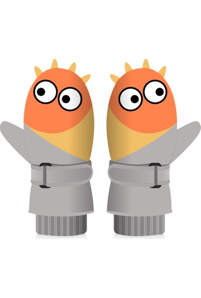 Golovejoy Çocuk Desenli Kayak Eldiveni - Mavi (Yurt Dışından)