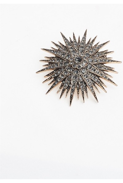 PIERPARIS Broş Bronz Otantık Desen