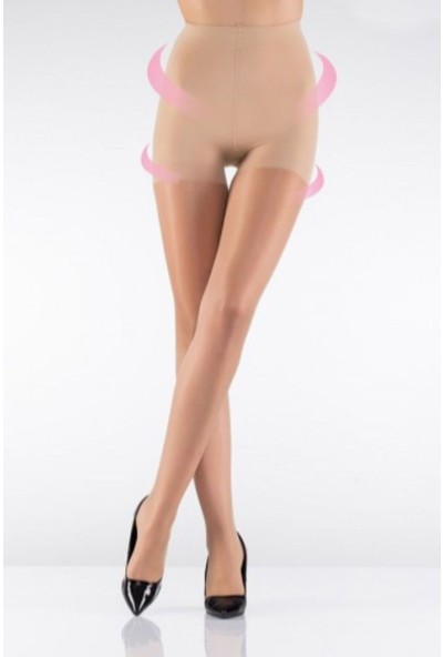 Italiana Kadın Ince Külotlu Çorap Fit 15 Korseli