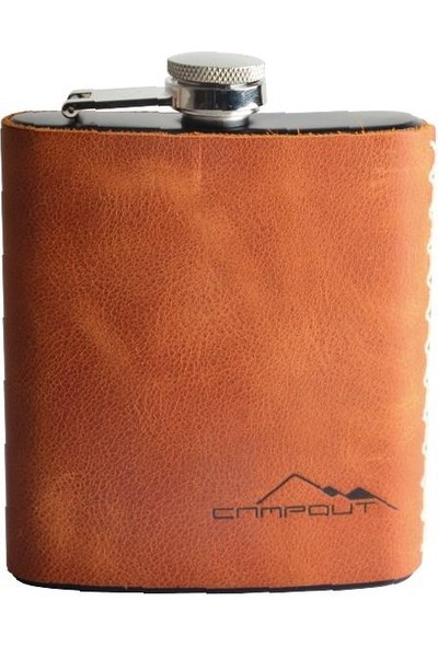 Nurgaz Campout Deri Cep Matarası Haki