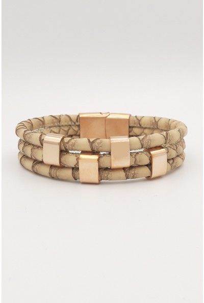 Palmiero Deri Erkek Bileklik