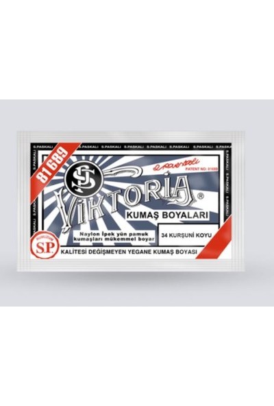 Viktoria Kumaş Boyası Kurşuni Koyu