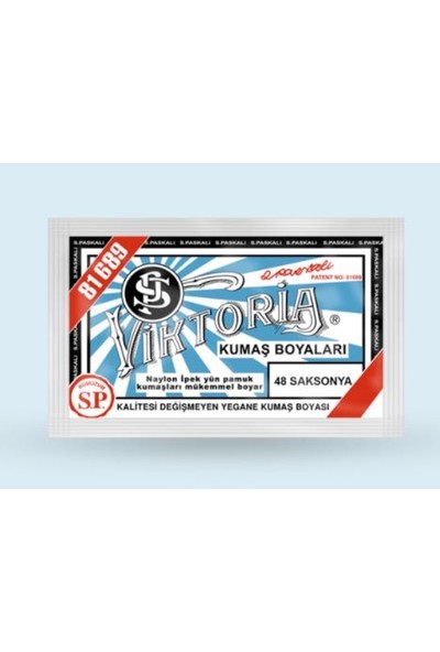 Viktoria Kumaş Boyası Saksonya Viktoria Kumaş Boyası Saksonya