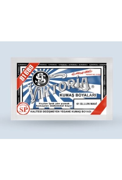 Viktoria Kumaş Boyası Blujin Mavisi Viktoria Kumaş Boyası Blujin Mavisi