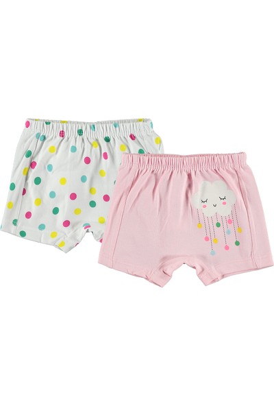 Civil Baby Kız Bebek 2'li Boxer Seti 9-18 Ay Pembe Civil Baby Kız Bebek 2'li Boxer Seti 9-18 Ay Pembe