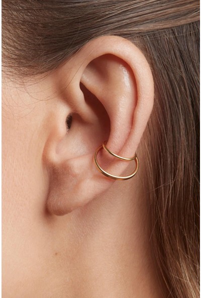 New Obsessions Iki Halka Sıkıştırmalı Kıkırdak Küpesi