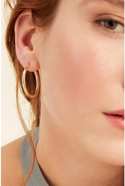 New Obsessions Halka Küpe Altın 3 cm