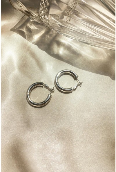 New Obsessions Halka Küpe Gümüş 2 cm