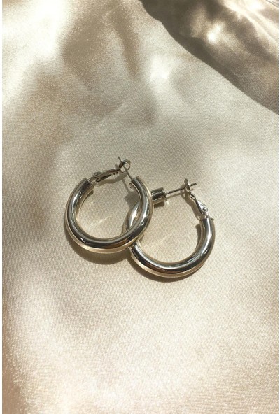 New Obsessions Halka Küpe Gümüş 3 cm