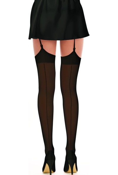 Italiana Kadın Jartiyer Çorap Peri Bridal