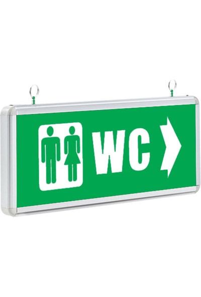 Cata 9165 Exıt Çıkış Armatürü Ledli 3 Saat Şarjlı Bay/bayan Wc Levha Cata 9165 Exıt Çıkış Armatürü Ledli 3 Saat Şarjlı Bay/bayan Wc Levha
