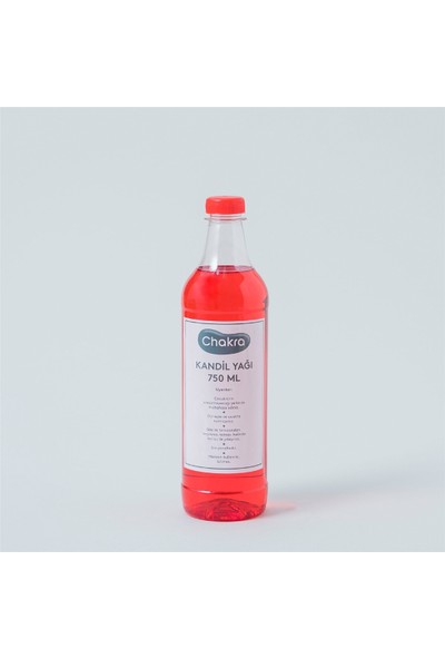 Chakra Kandil Yağı 750 ml Kırmızı Chakra Kandil Yağı 750 ml Kırmızı