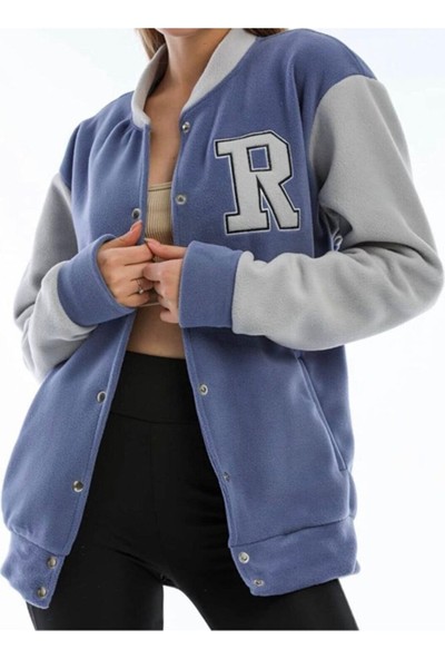 EMS Butik Mavi R Harfli Kolej Ceket