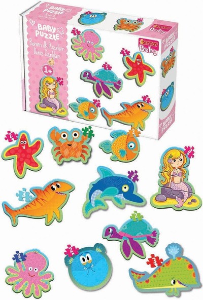 Dıytoy 1710 Dıytoy, Baby Puzzle-Benim Ilk Puzzle Deniz Canlıları Dıytoy 1710 Dıytoy, Baby Puzzle-Benim Ilk Puzzle Deniz Canlıları