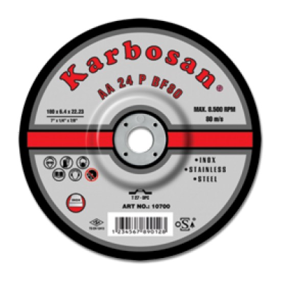 Karbosan Paslanmaz Inox Taşlama Taş 115X6.4X22 mm Fiyatı