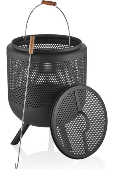 Rak Concept Bahçe Sobası Balkon Isıtma Acık Hava Bahçe Şömine