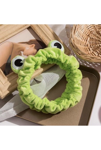 Nettenevime Sevimli Yeşil Kurbağa Saç Bandı Peluş Saç Bandı Nettenevime Sevimli Yeşil Kurbağa Saç Bandı Peluş Saç Bandı
