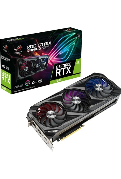 ASUS GEFORCE ROG-STRIX-RTX3080-O12G-GAMING 12GB GDDR6X 384bit 1890MHz OC 2xHDMI 3xDP RGB EKRAN KARTI ASUS GEFORCE ROG-STRIX-RTX3080-O12G-GAMING 12GB GDDR6X 384bit 1890MHz OC 2xHDMI 3xDP RGB EKRAN KARTI