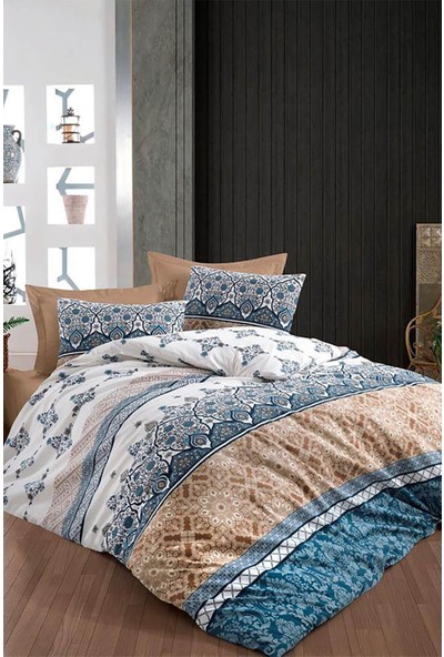 Ada Home Çift Kişilik 200X220 Mavi Nevresim Takımı