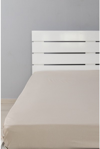Depomaxx Tek Kişilik Krem Regule Penye Çarşaf