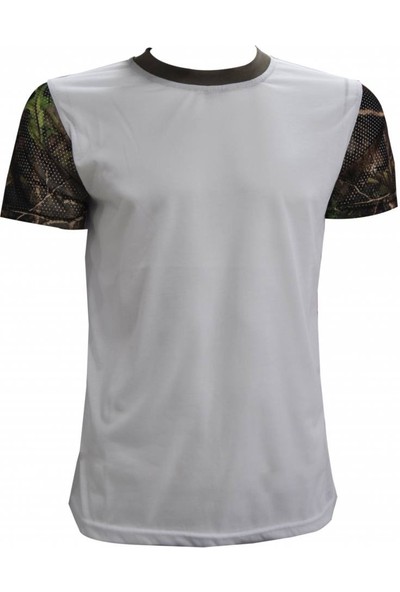 Ersav Tişört Kesik Elyaf Kısa Kol - Orman Desen Ersav Tişört Kesik Elyaf Kısa Kol - Orman Desen