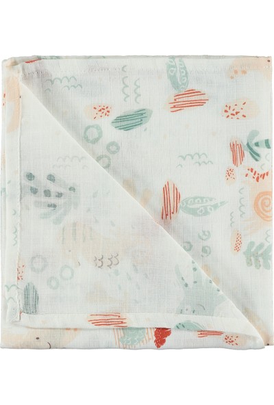 Civil Baby Çok Amaçlı Müslin Bebek Örtüsü 90X90 cm Ekru