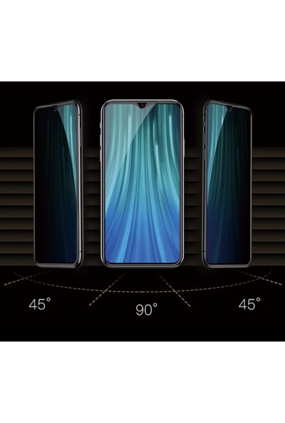 Teknoparkta Xiaomi Redmi 9t Mat Hayalet Ekran Gizli Privacy Tam Kaplayan Kırılmaz Cam Seramik Ekran Koruyucu