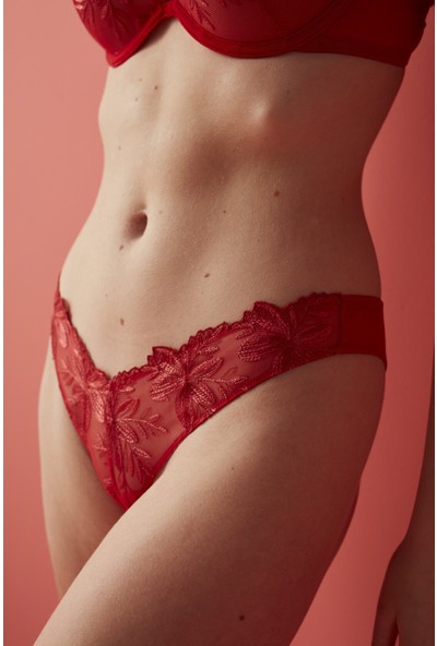 Penti Kırmızı Lotus Brazilian Külot
