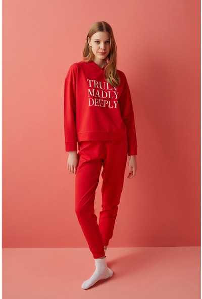 Penti Kırmızı In Love Pijama Altı