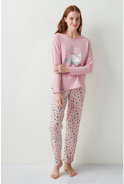 Penti Lila Movie Cat Pijama Takımı