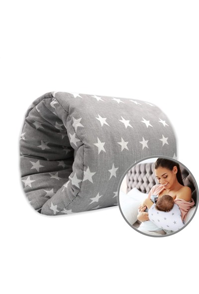 Kampasist Yumuşak Kol Yastığı Bebek Kafa Yastığı Küçük Emzirme Minderi