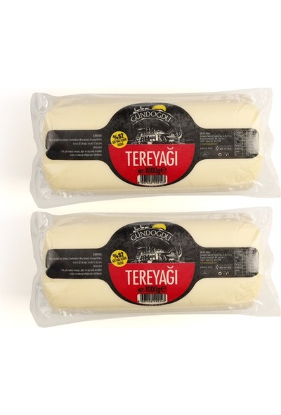 Gündoğdu Silindir Tereyağı 1000GR 2'li