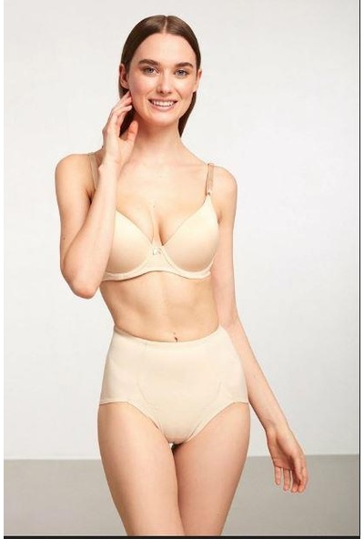 Kom Sonya Dikişsiz Korse Külot - Ten