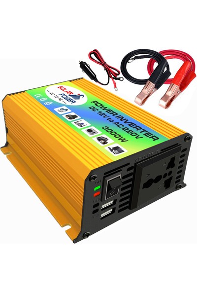 Solar Power Zirveleri Güç 3000 W Modifiye Sinüs Invertör Yüksek Solar Power Zirveleri Güç 3000 W Modifiye Sinüs Invertör Yüksek