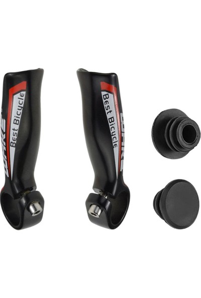 1 Çift Dağ Bisikleti Gidon Fişler Bisiklet Aksesuarları ile Mtb Biter 1 Çift Dağ Bisikleti Gidon Fişler Bisiklet Aksesuarları ile Mtb Biter