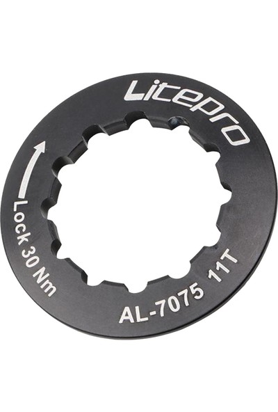 Bisiklet Kaset Kapak 11 Diş Dağ Frewheel Kilit Halkası Vida Parçaları Siyah