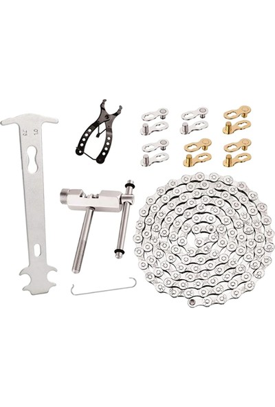 6x / 10X Bisiklet Zincir Kesici Bisiklet Bağlantıları Toka Pense Yeniden Kullanılabilir 10 Parça