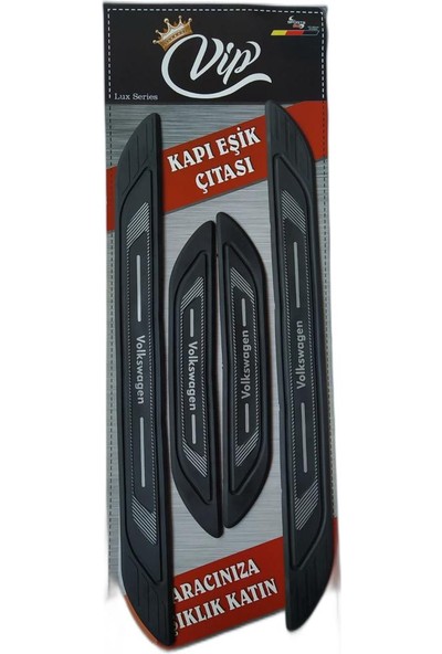 HLD Volkswagen Marka Karbon Kapı Eşik Koruması| 4 Parça Lüks Görünüm Karbon Eşik Koruması HLD Volkswagen Marka Karbon Kapı Eşik Koruması| 4 Parça Lüks Görünüm Karbon Eşik Koruması