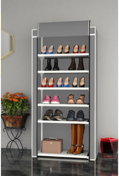 Cimri Kese 6 Katlı Bez Ayakkabılık Cimri Kese 6 Katlı Bez Ayakkabılık