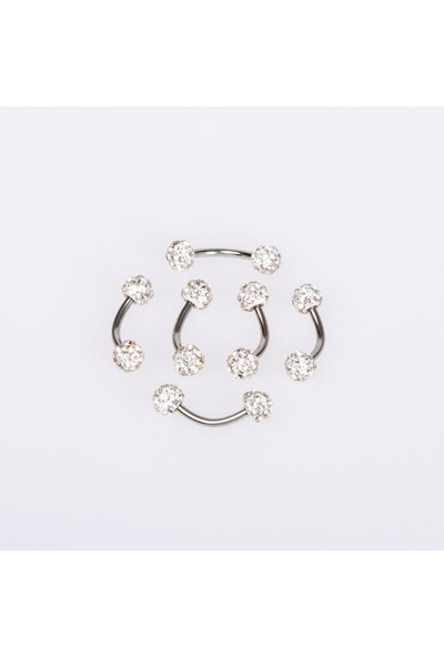 Keys Shop Keysshop 316L Cerrahi Çelik Şambala Kaş Piercing