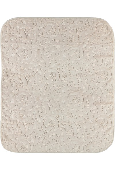 Civil Baby Bebek Peluş Battaniye 100X120 cm Bej