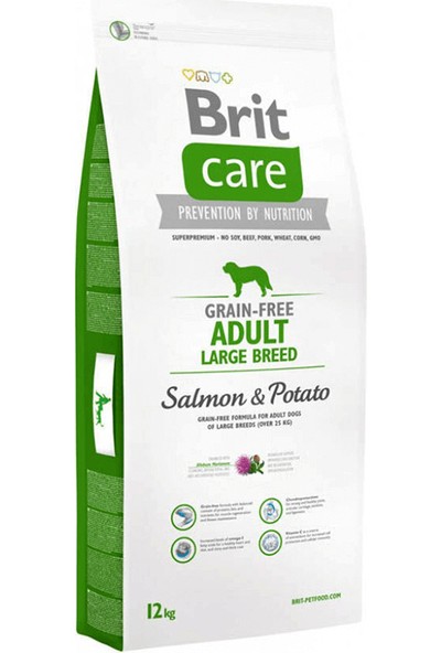 Brit Care Tahılsız Somonlu Büyük Irk Yetişkin Köpek Maması 12 kg