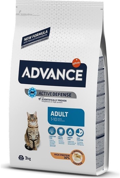 Advance Tavuklu Yetişkin Kedi Maması 3 kg