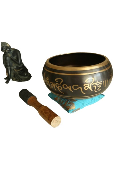 Miamantra Yastık ve Tokmak Tibet Ses Çanağı Seti - Buda Motifli - 16 cm / Meditasyon Çanı, Yoga Çanı, Singing Bowl, Tokmaklı Set Miamantra Yastık ve Tokmak Tibet Ses Çanağı Seti - Buda Motifli - 16 cm / Meditasyon Çanı, Yoga Çanı, Singing Bowl, Tokmaklı Set