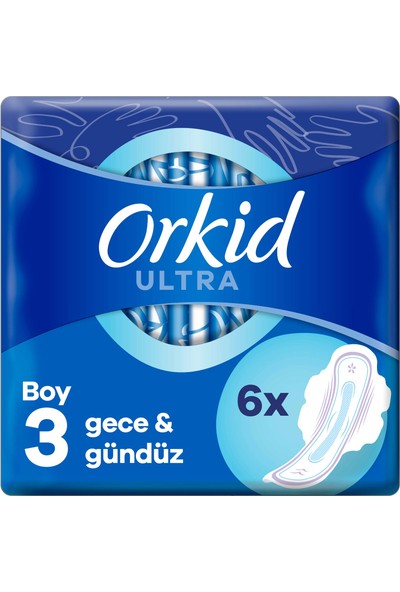 Orkid Ultra Extra Gece 6 Adet Tekli Paket Hijyenik Ped Orkid Ultra Extra Gece 6 Adet Tekli Paket Hijyenik Ped