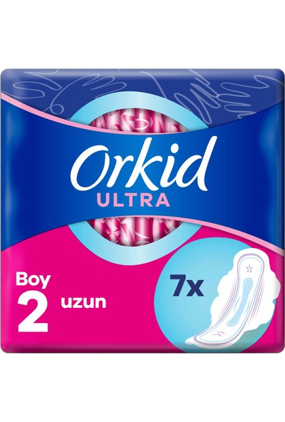 Orkid Ultra Extra Uzun 7 Adet Tekli Paket Hijyenik Ped Orkid Ultra Extra Uzun 7 Adet Tekli Paket Hijyenik Ped