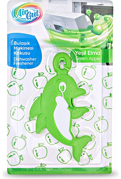 Airgut Air Gut Bulaşık Makinesi Koku Giderici (Yeşil Elma)